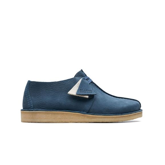 Clarks | Shoes | Clarks Boots Desert Trek Men Blue 267134 Lace Up ...